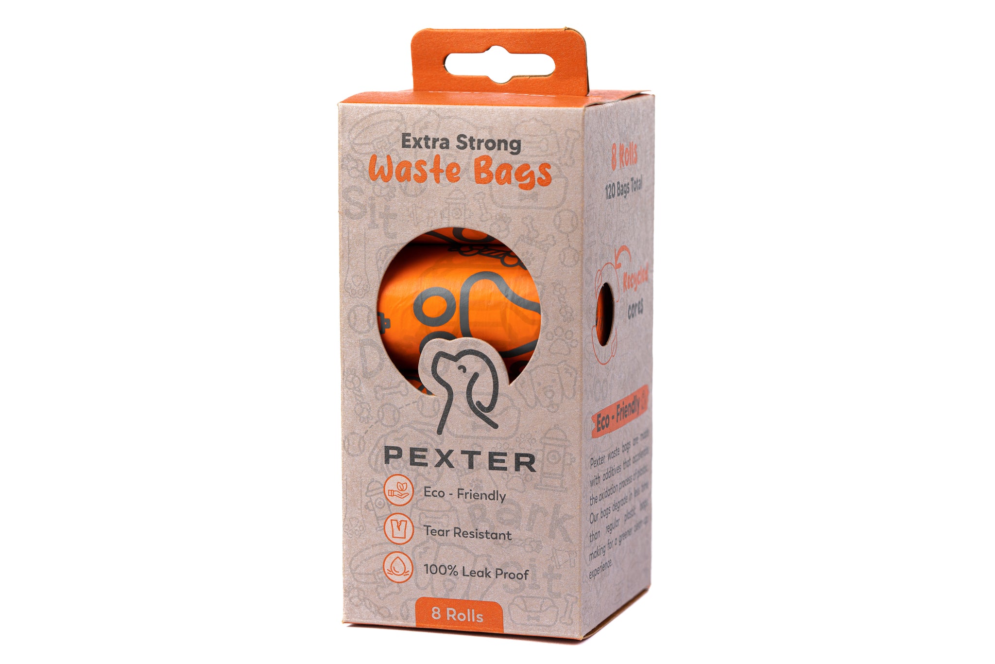 Pexter Eco-Friendly Poop Bags (8 Rolls - 120 Waste Bag Count) – PEXTER